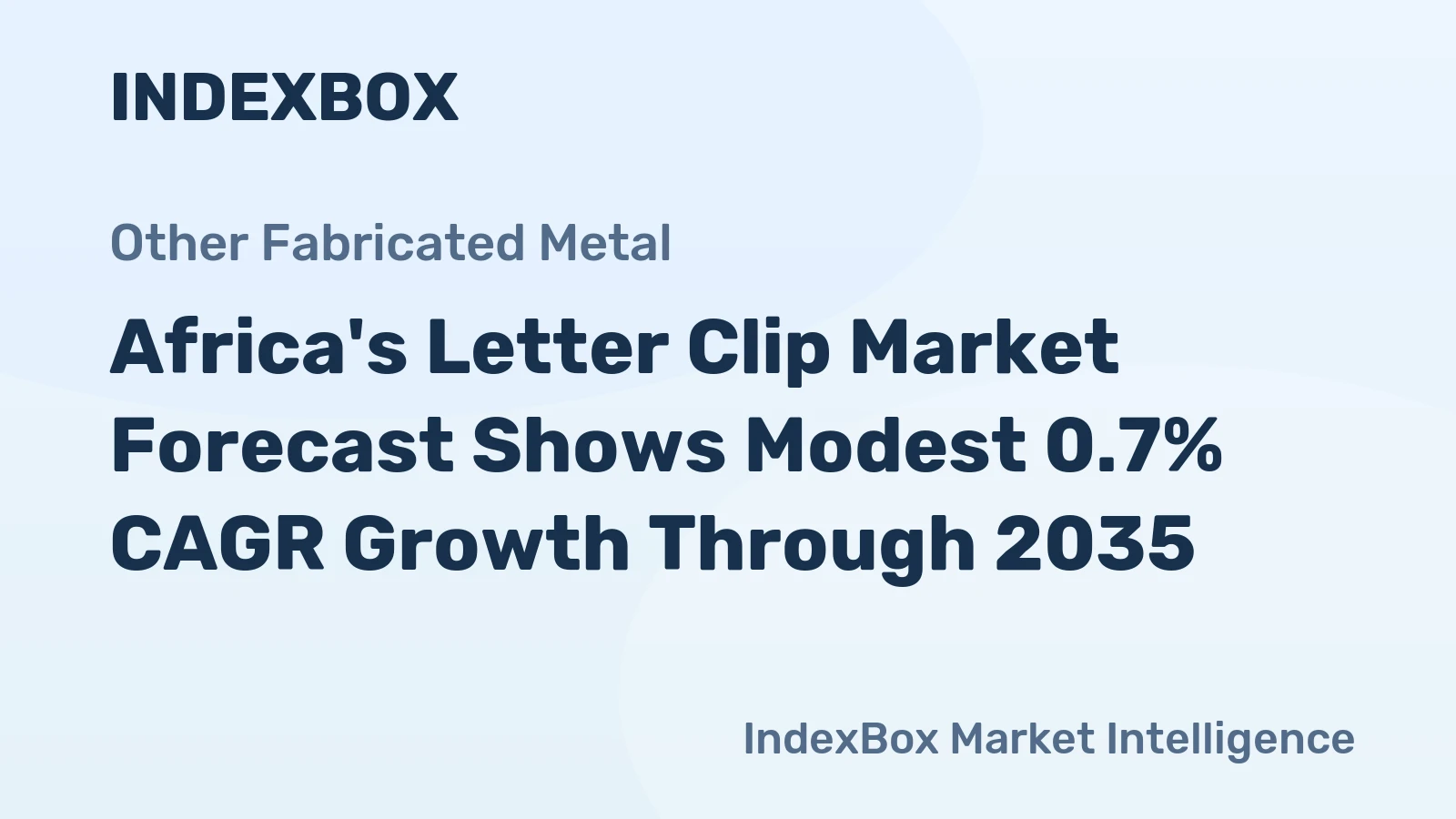 Africa's Letter Clip Market Forecast Shows Modest 0.7% CAGR Growth Through 2035