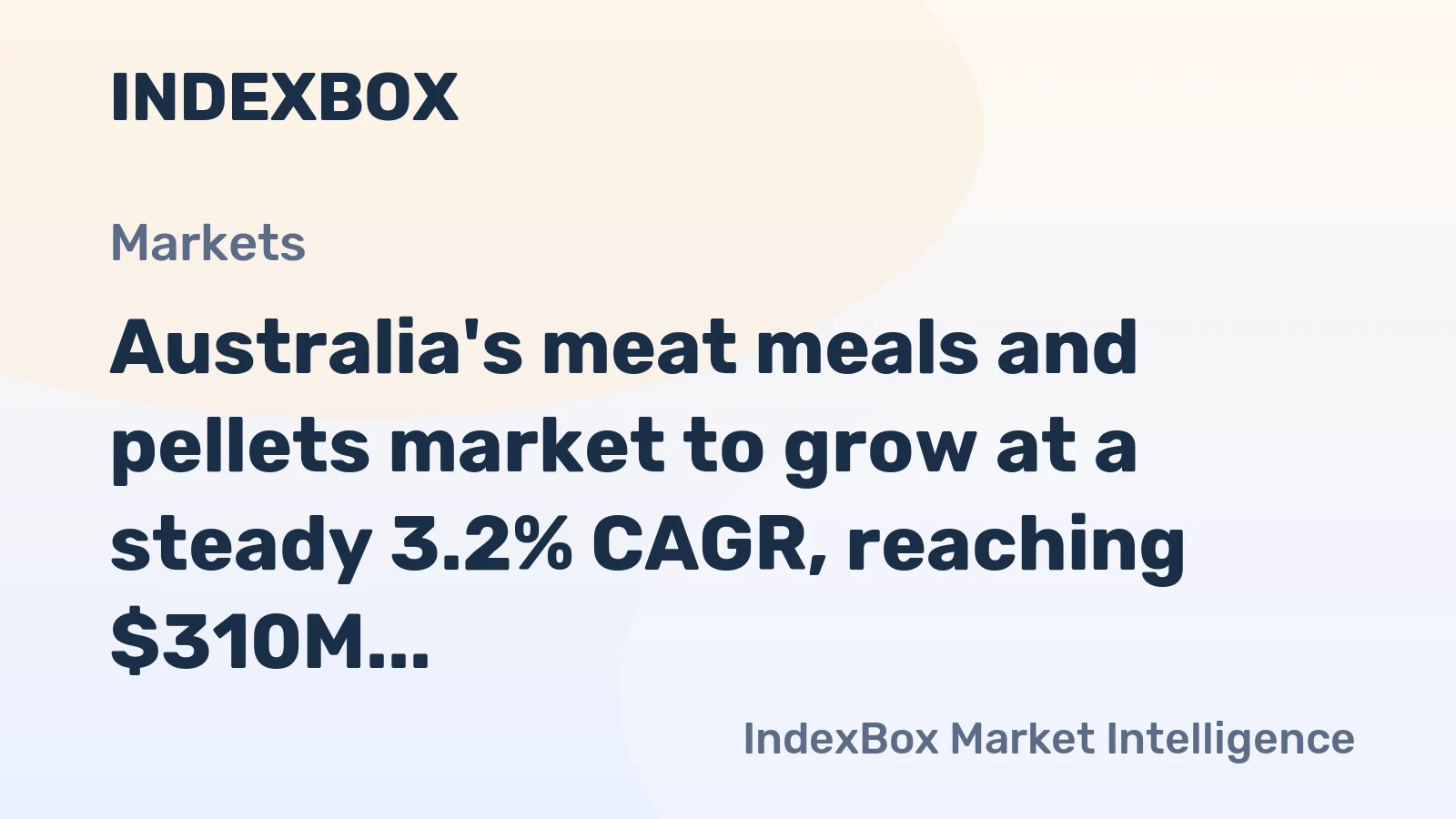Australia's meat meals and pellets market to grow at a steady 3.2% CAGR, reaching $310M by 2035 on sustained demand.