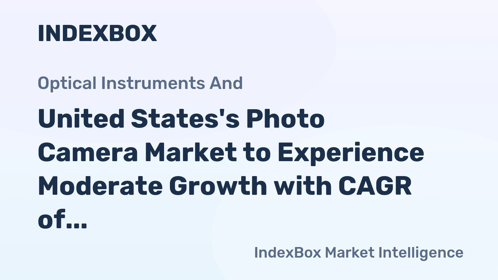 United States's Photo Camera Market to Experience Moderate Growth with CAGR of +1.1% from 2024-2035