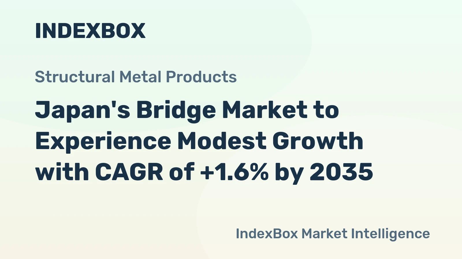 Japan's Bridge Market to Experience Modest Growth with CAGR of +1.6% by 2035