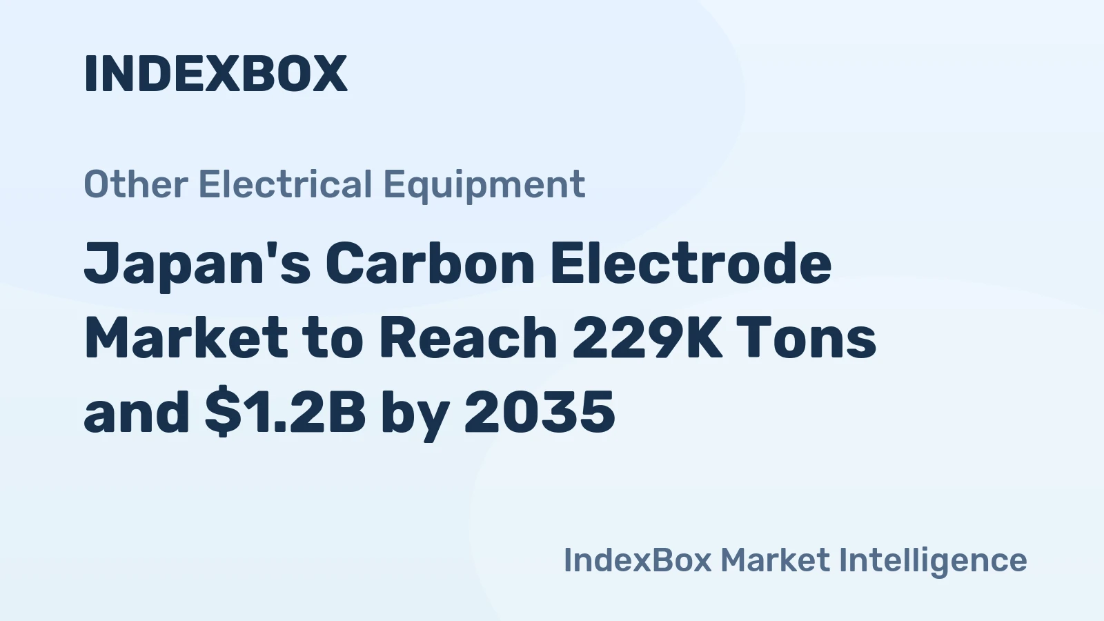 Japan's Carbon Electrode Market to Reach 229K Tons and $1.2B by 2035