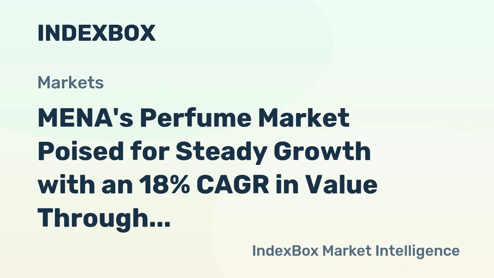 MENA's Perfume Market Poised for Steady Growth with an 18% CAGR in Value Through 2035