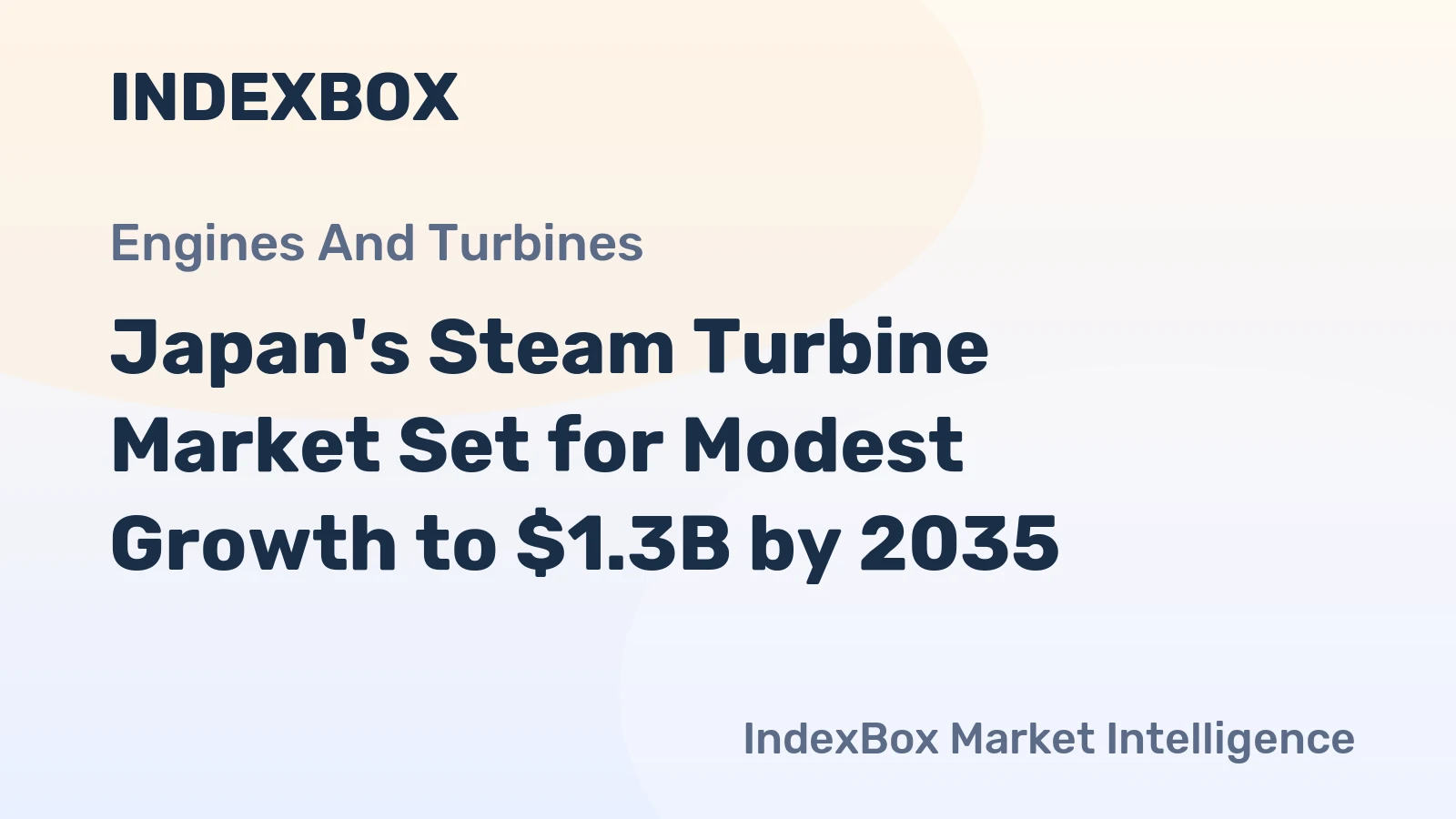 Japan's Steam Turbine Market Set for Modest Growth to $1.3B by 2035