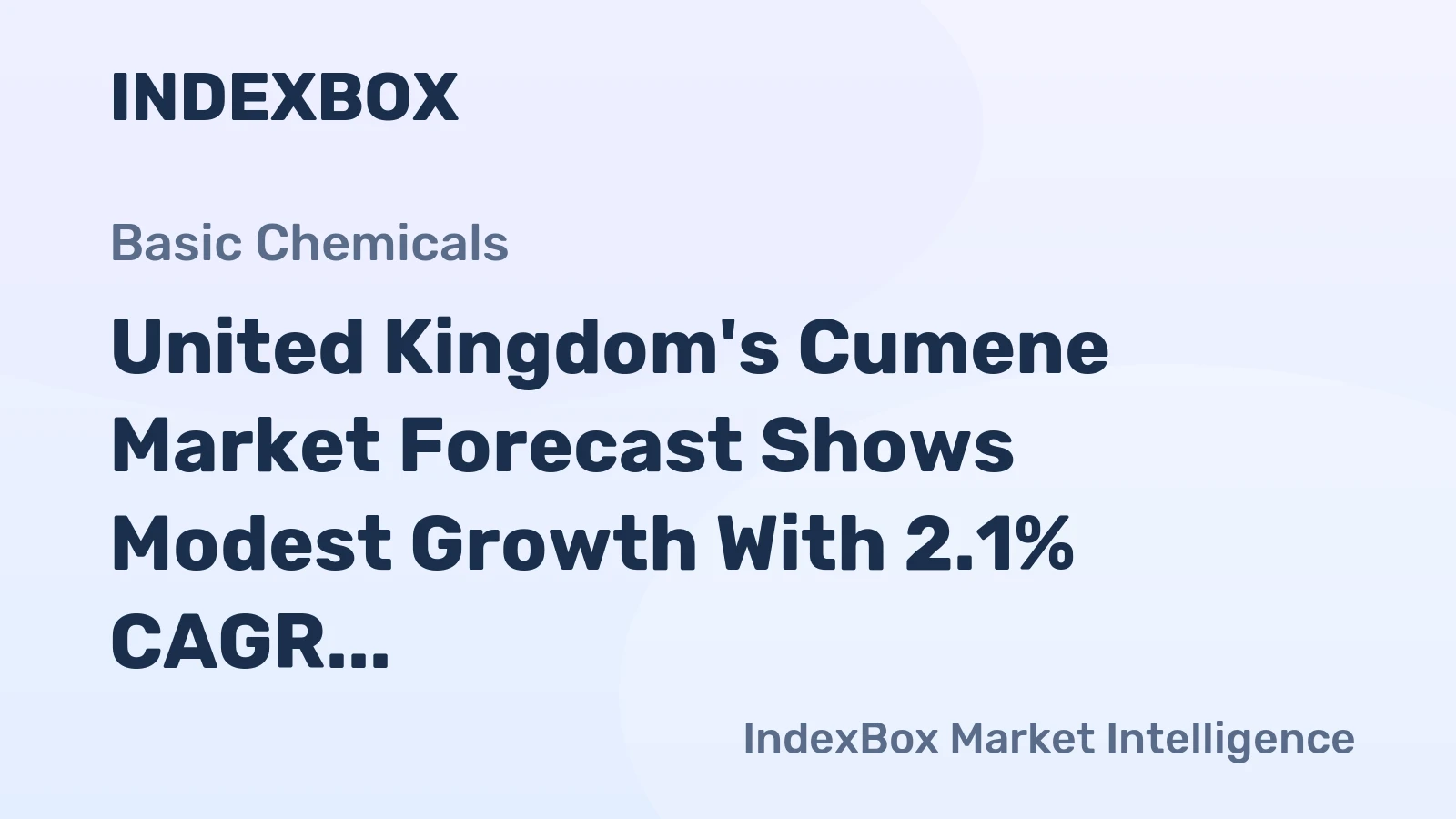United Kingdom's Cumene Market Forecast Shows Modest Growth With 2.1% CAGR in Value Through 2035