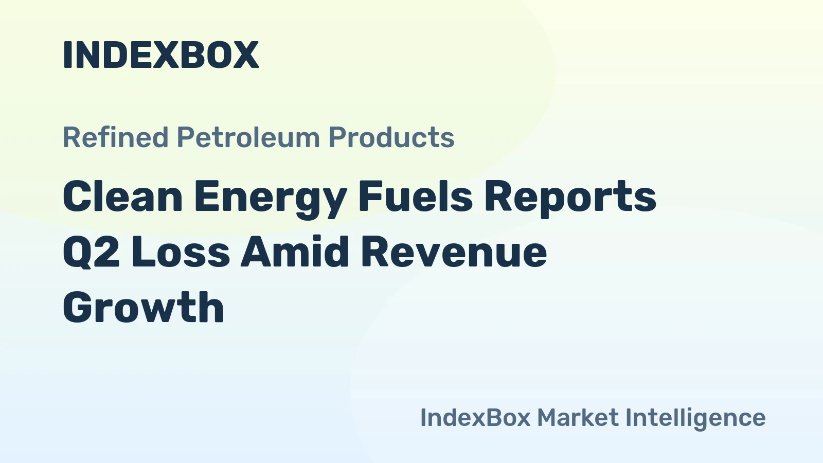 Clean Energy Fuels Reports Q2 Loss Amid Revenue Growth
