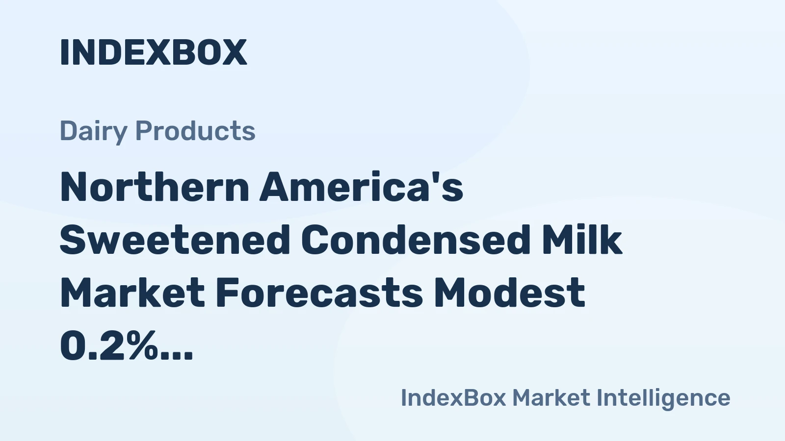Northern America's Sweetened Condensed Milk Market Forecasts Modest 0.2% CAGR Growth Through 2035