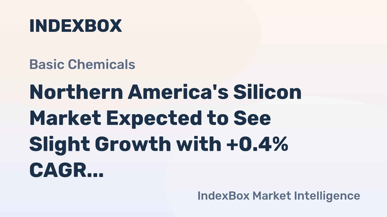 Northern America's Silicon Market Expected to See Slight Growth with +0.4% CAGR from 2024 to 2035