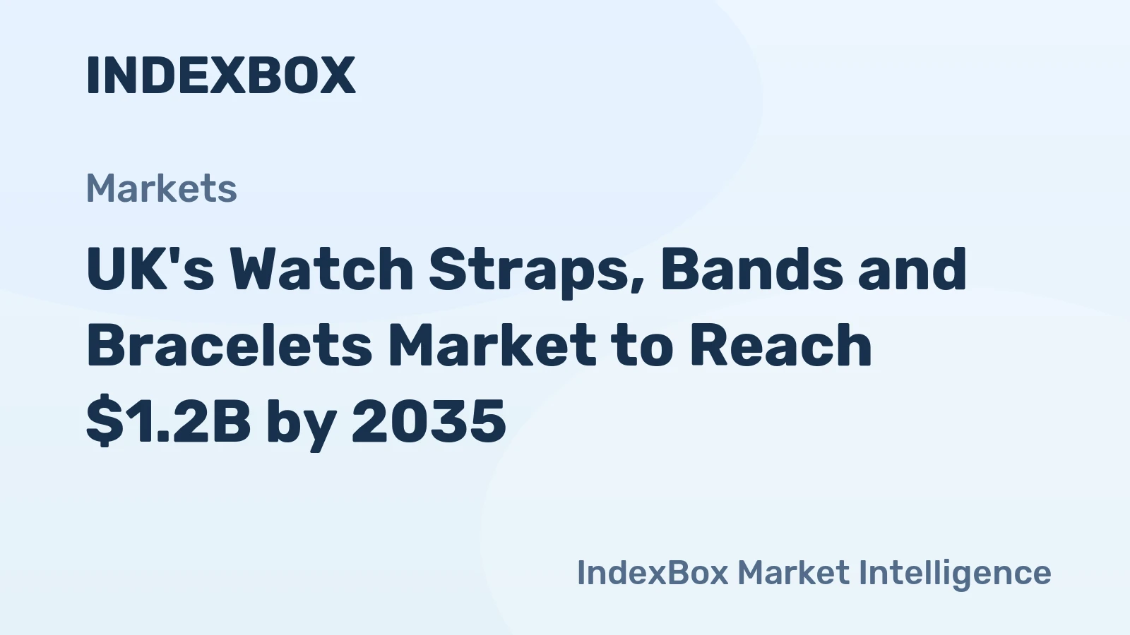 UK's Watch Straps, Bands and Bracelets Market to Reach $1.2B by 2035