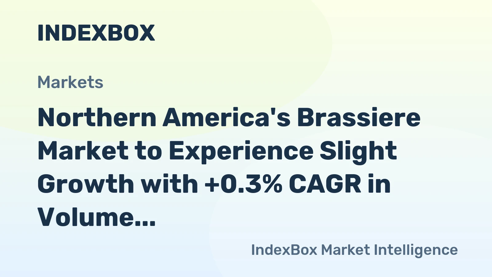 Northern America's Brassiere Market to Experience Slight Growth with +0.3% CAGR in Volume and +0.5% in Value by 2035