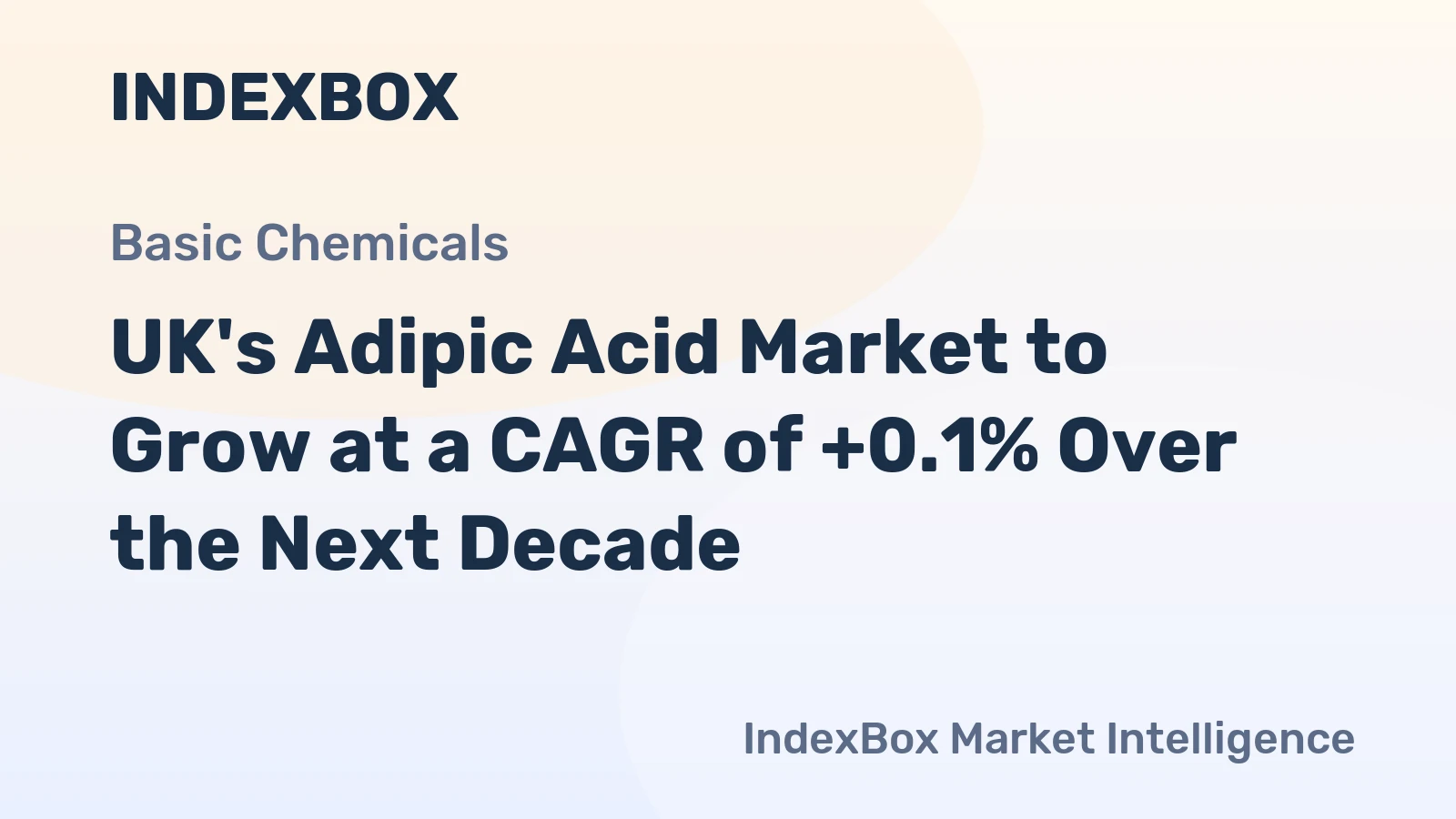 UK's Adipic Acid Market to Grow at a CAGR of +0.1% Over the Next Decade