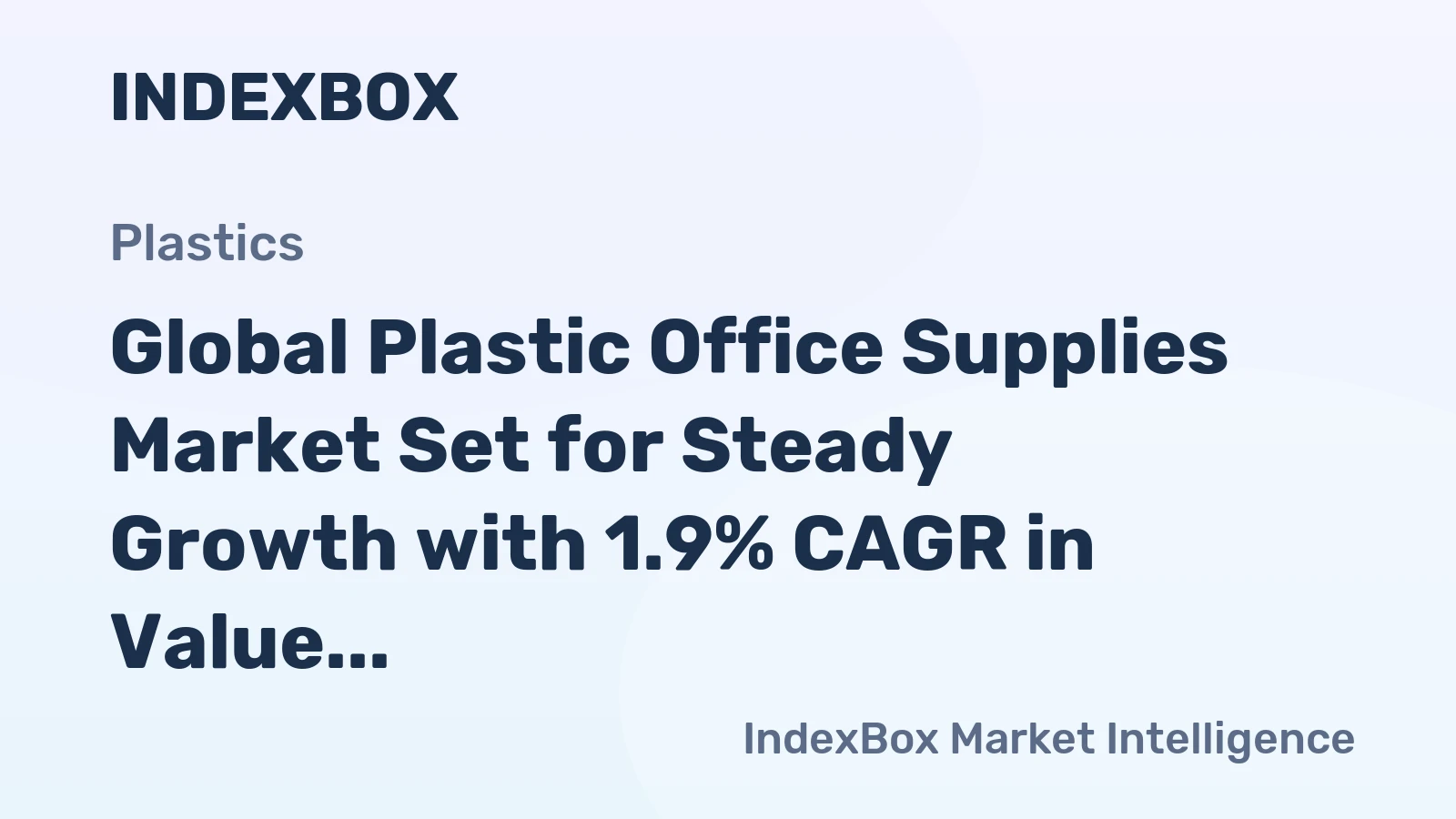 Global Plastic Office Supplies Market Set for Steady Growth with 1.9% CAGR in Value Through 2035