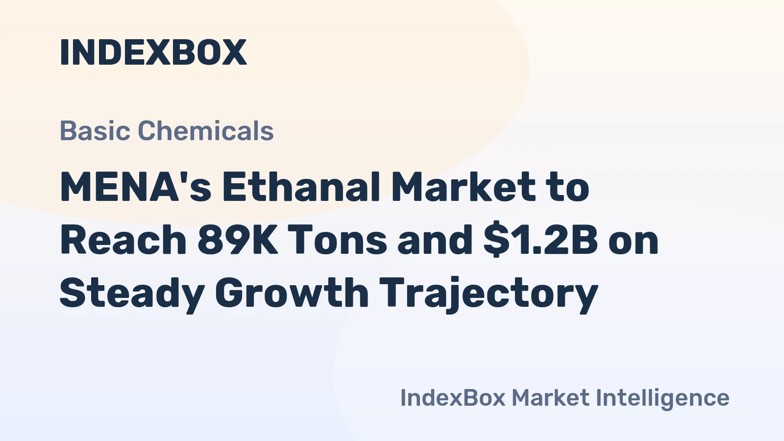 MENA's Ethanal Market to Reach 89K Tons and $1.2B on Steady Growth Trajectory