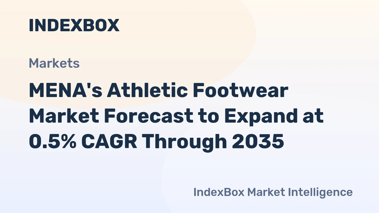 MENA's Athletic Footwear Market Forecast to Expand at 0.5% CAGR Through 2035