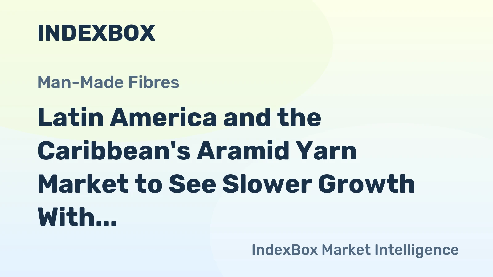 Latin America and the Caribbean's Aramid Yarn Market to See Slower Growth With +0.7% Volume CAGR Through 2035