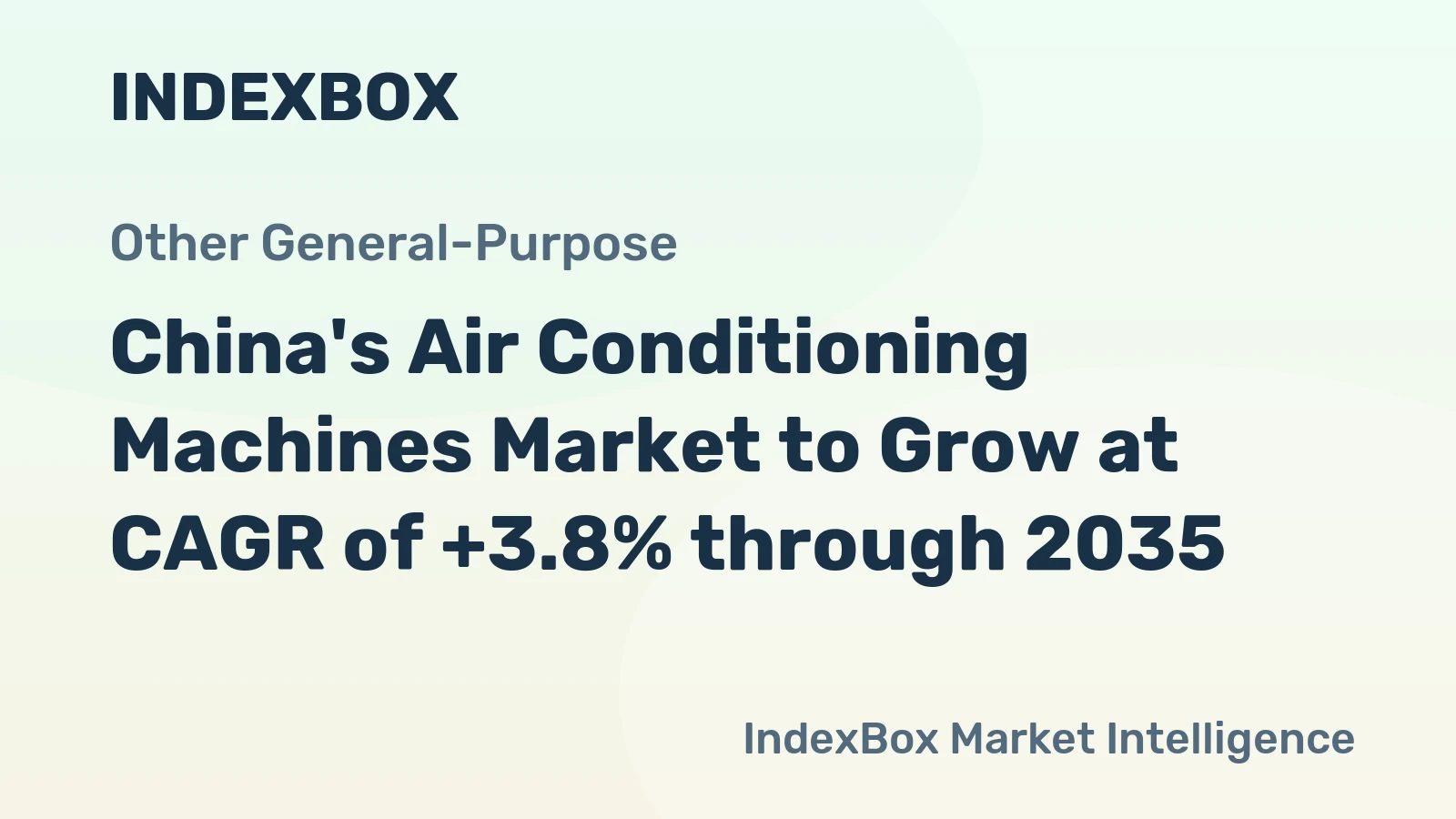 China's Air Conditioning Machines Market to Grow at CAGR of +3.8% through 2035