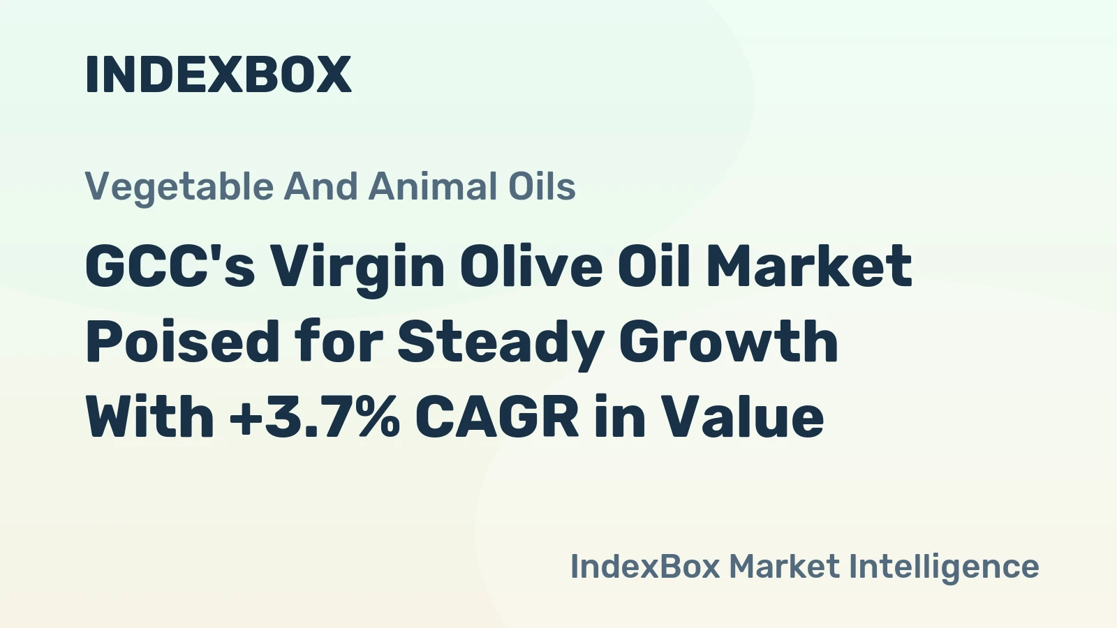 GCC's Virgin Olive Oil Market Poised for Steady Growth With +3.7% CAGR in Value