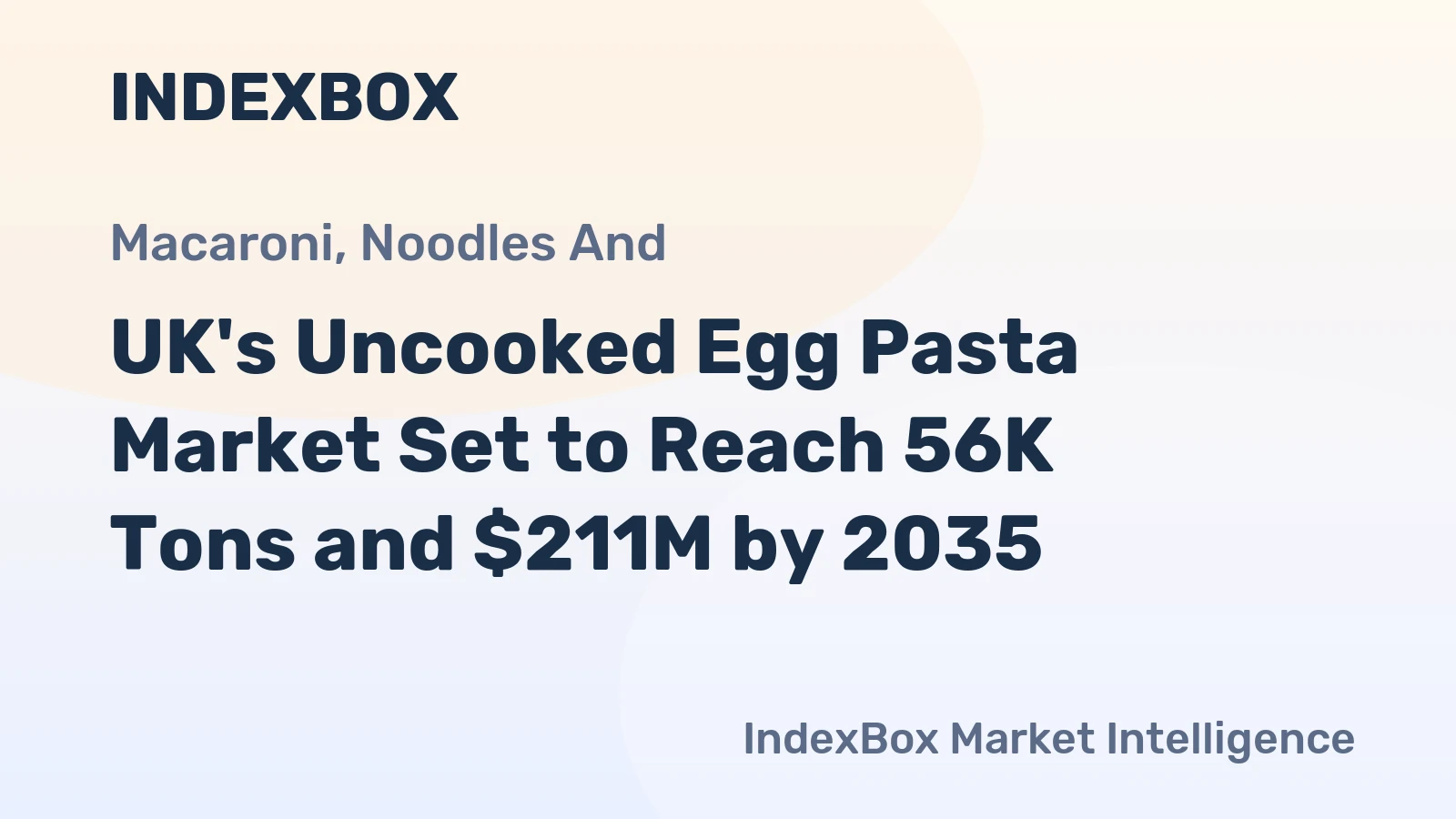 UK's Uncooked Egg Pasta Market Set to Reach 56K Tons and $211M by 2035