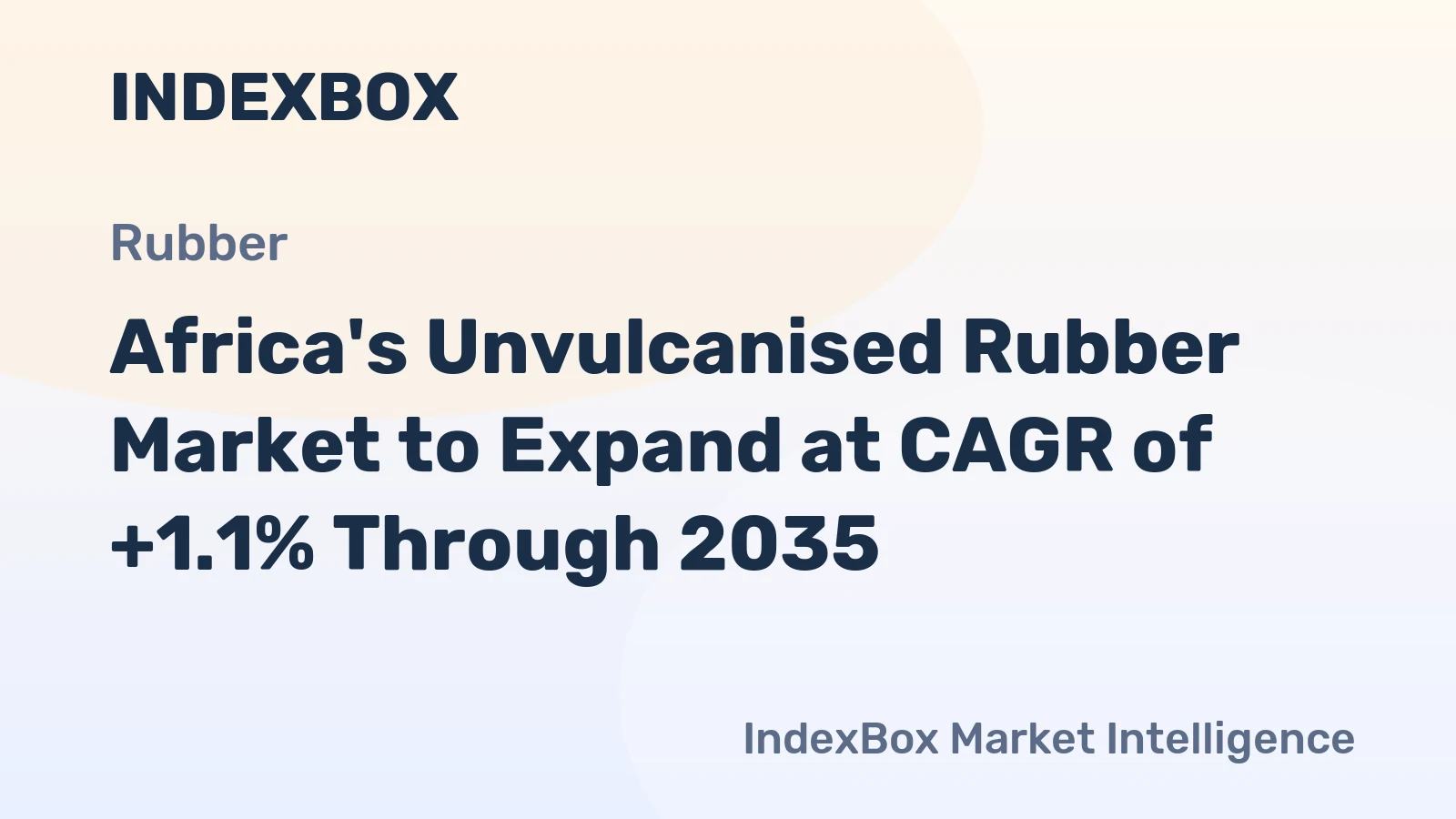 Africa's Unvulcanised Rubber Market to Expand at CAGR of +1.1% Through 2035