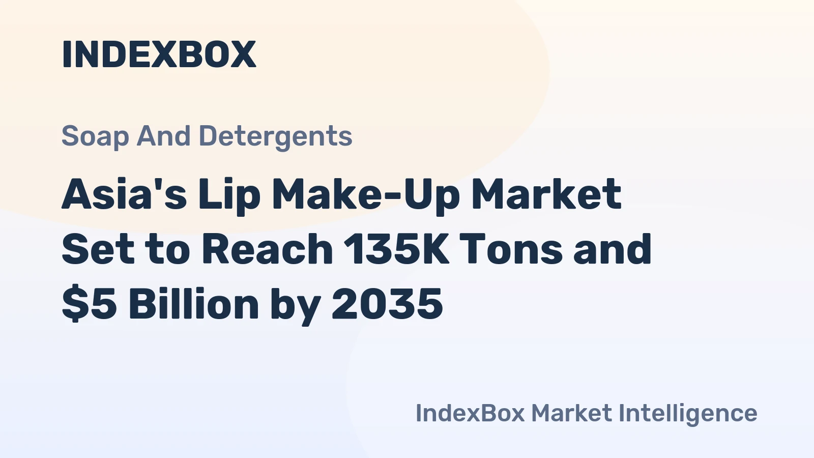 Asia's Lip Make-Up Market Set to Reach 135K Tons and $5 Billion by 2035