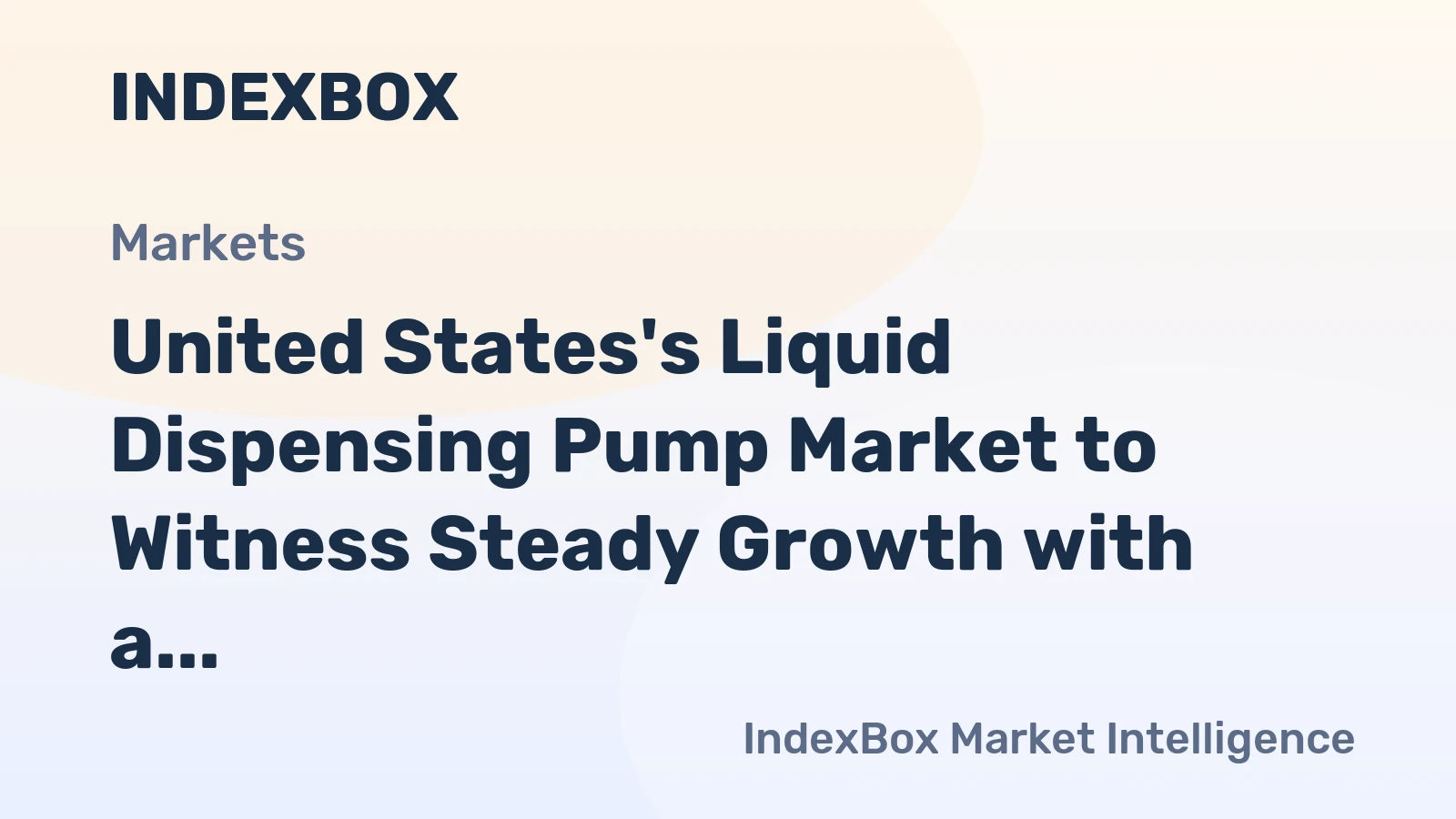 United States's Liquid Dispensing Pump Market to Witness Steady Growth with a CAGR of +3.8% from 2024 to 2035