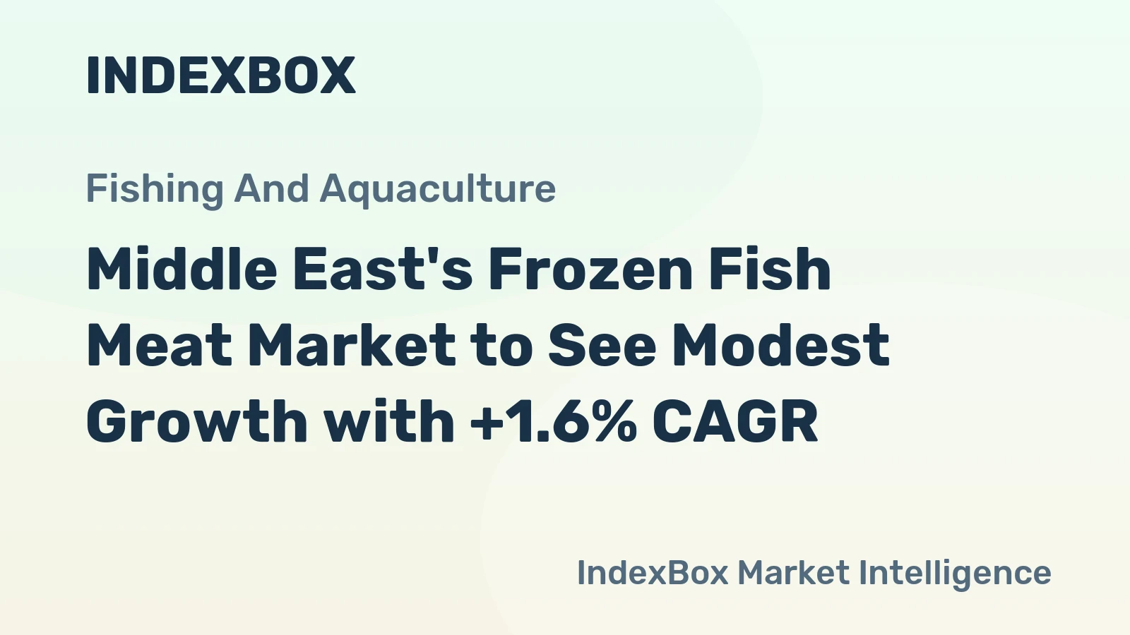 Middle East's Frozen Fish Meat Market to See Modest Growth with +1.6% CAGR
