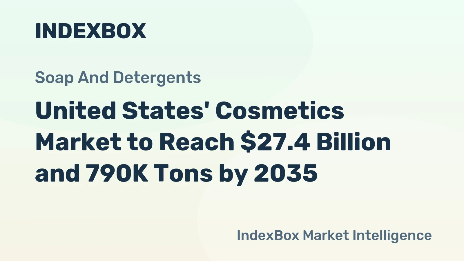 United States' Cosmetics Market to Reach $27.4 Billion and 790K Tons by 2035