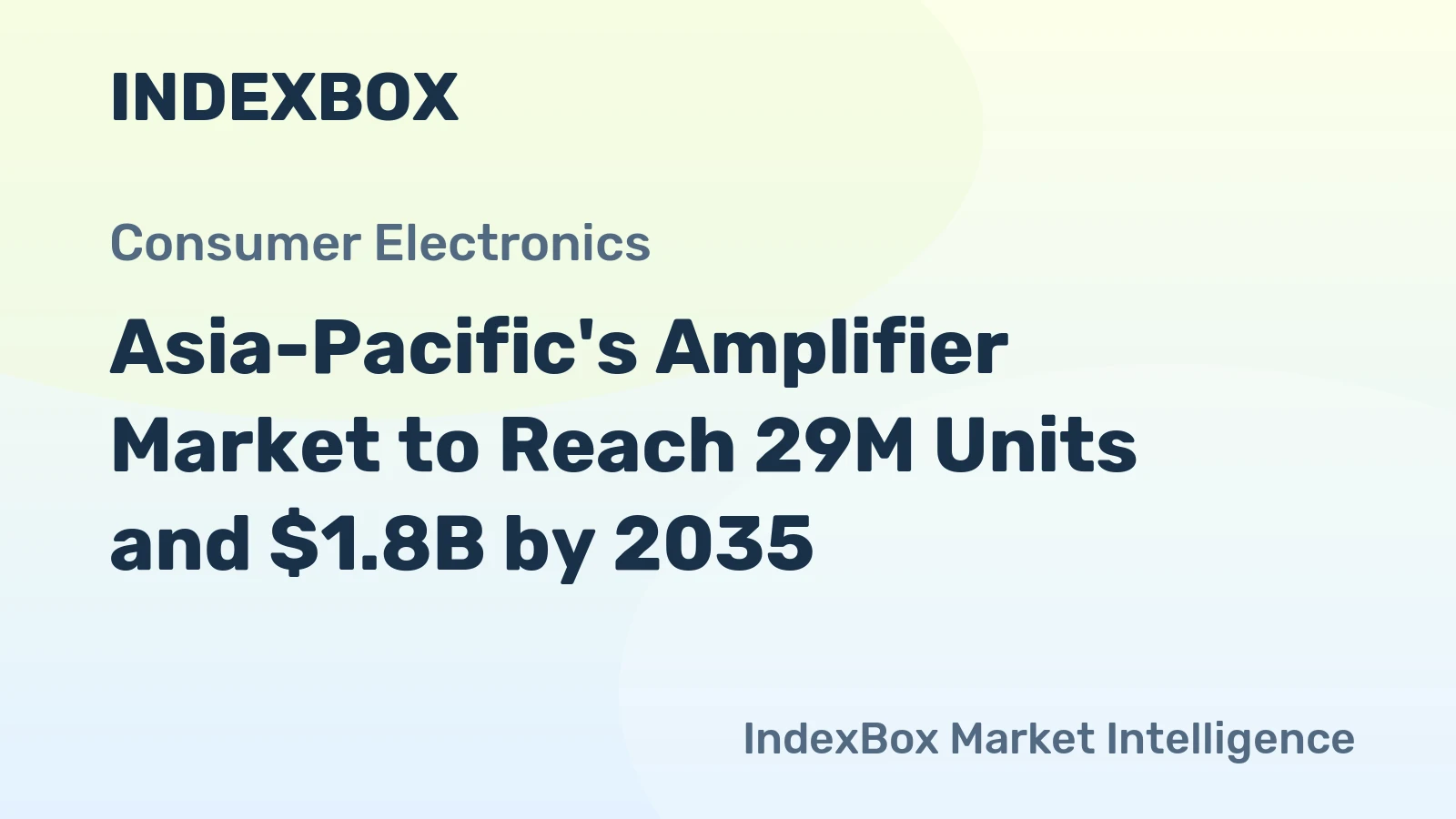 Asia-Pacific's Amplifier Market to Reach 29M Units and $1.8B by 2035