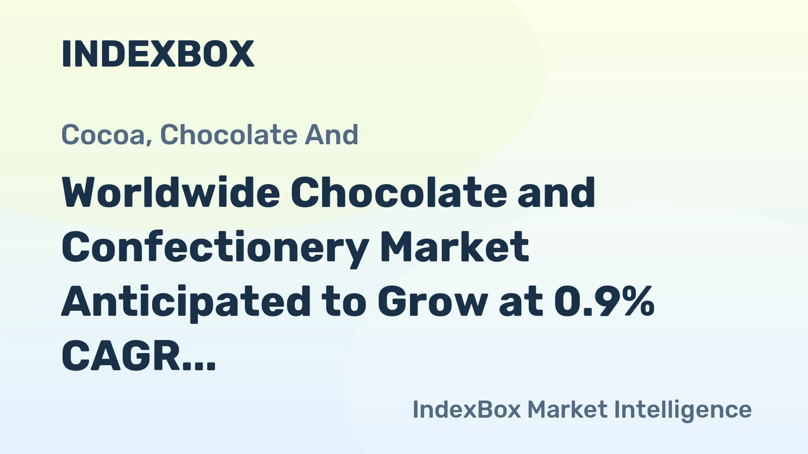 Worldwide Chocolate and Confectionery Market Anticipated to Grow at 0.9% CAGR to Reach 62M Tons by 2035, Valued at $314.1B