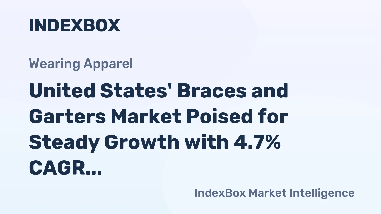 United States' Braces and Garters Market Poised for Steady Growth with 4.7% CAGR Through 2035