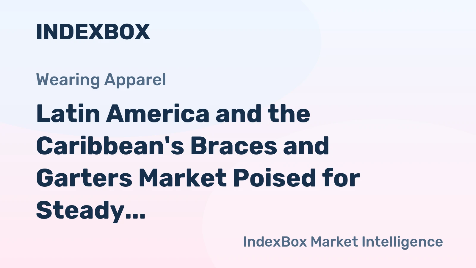 Latin America and the Caribbean's Braces and Garters Market Poised for Steady Growth With a +3.6% Value CAGR Through 2035