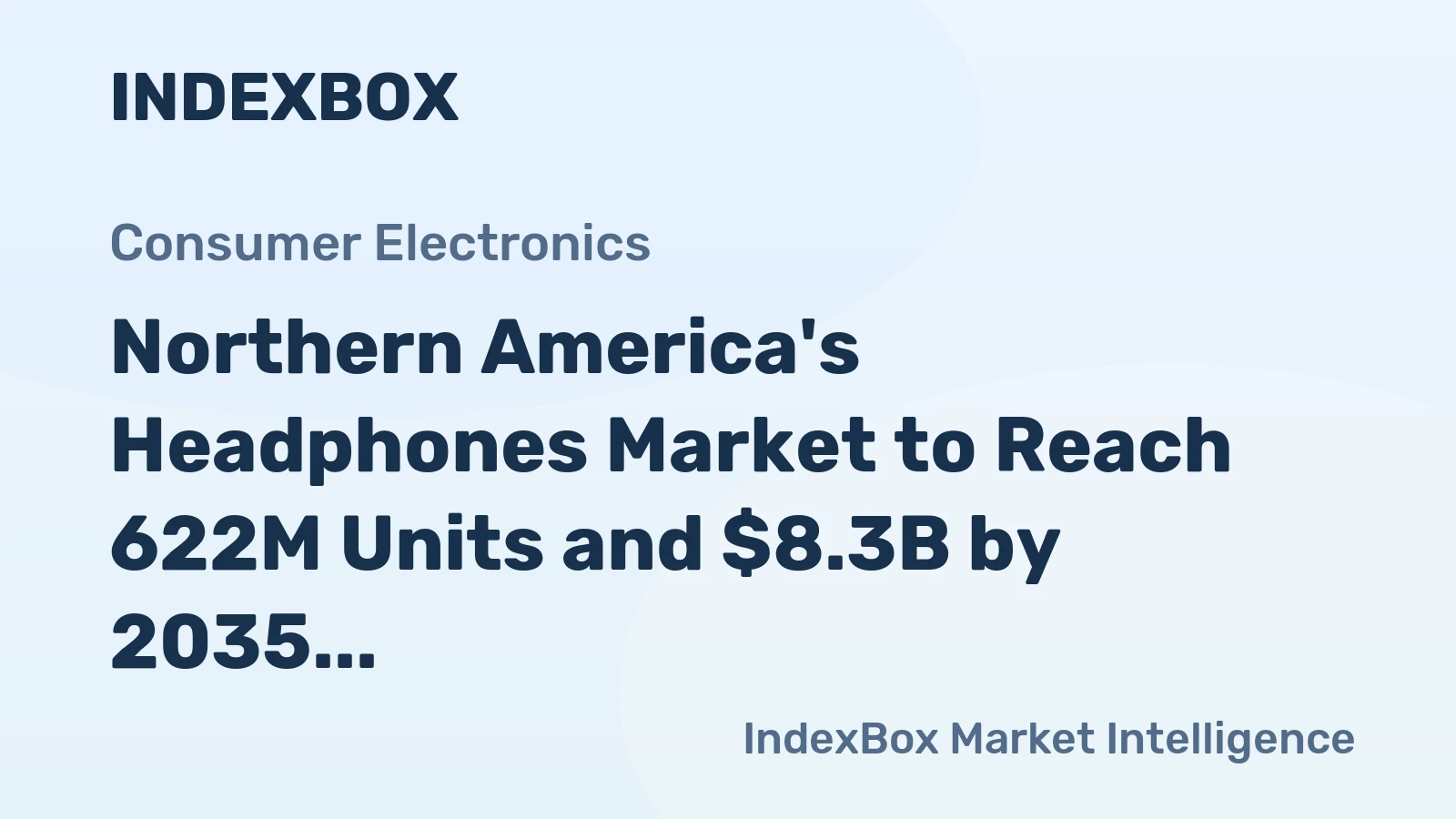 Northern America's Headphones Market to Reach 622M Units and $8.3B by 2035
