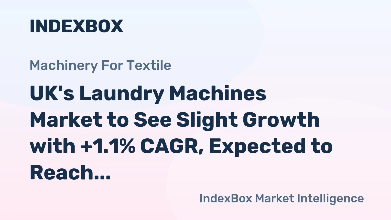 UK's Laundry Machines Market to See Slight Growth with +1.1% CAGR, Expected to Reach 2.4K Units by 2035