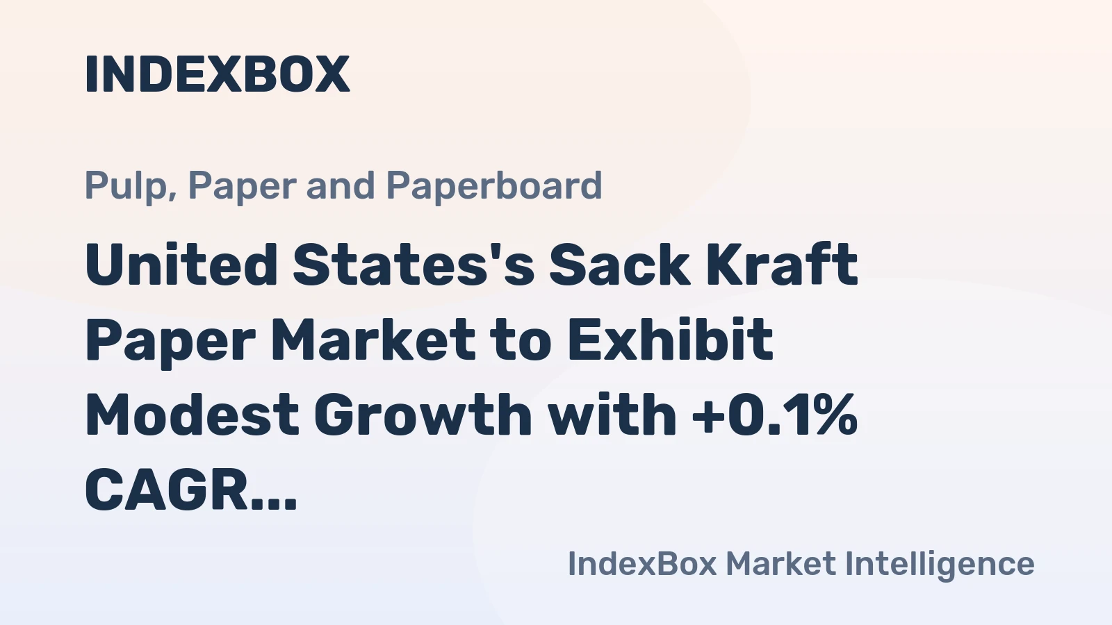 United States's Sack Kraft Paper Market to Exhibit Modest Growth with +0.1% CAGR through 2035
