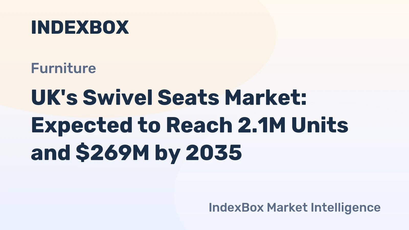 UK's Swivel Seats Market: Expected to Reach 2.1M Units and $269M by 2035