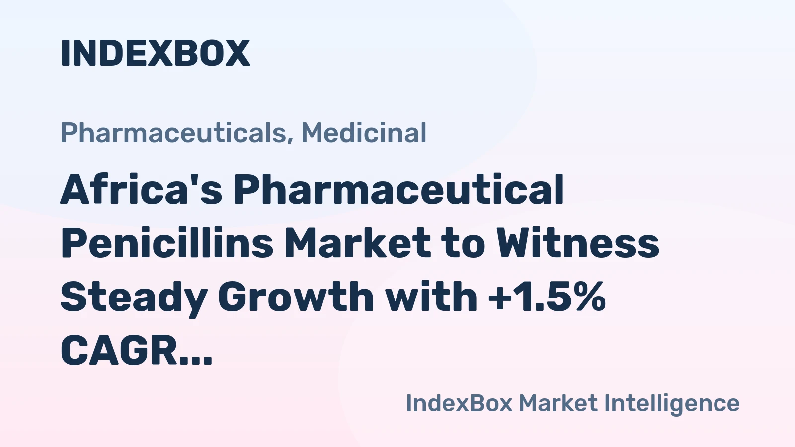 Africa's Pharmaceutical Penicillins Market to Witness Steady Growth with +1.5% CAGR until 2035