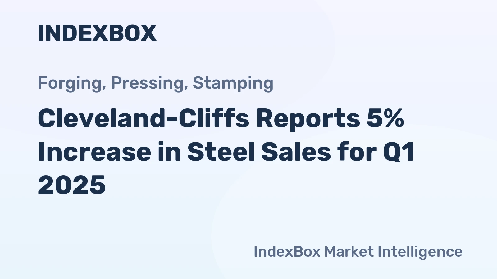 Cleveland-Cliffs Reports 5% Increase in Steel Sales for Q1 2025