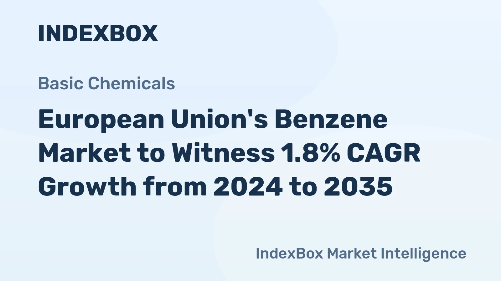 European Union's Benzene Market to Witness 1.8% CAGR Growth from 2024 to 2035