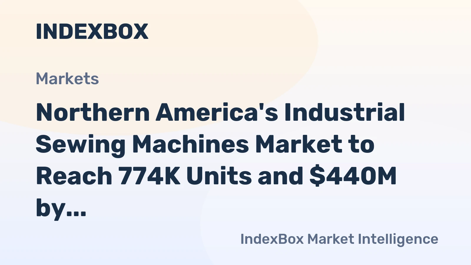 Northern America's Industrial Sewing Machines Market to Reach 774K Units and $440M by 2035, Fueled by Increasing Demand