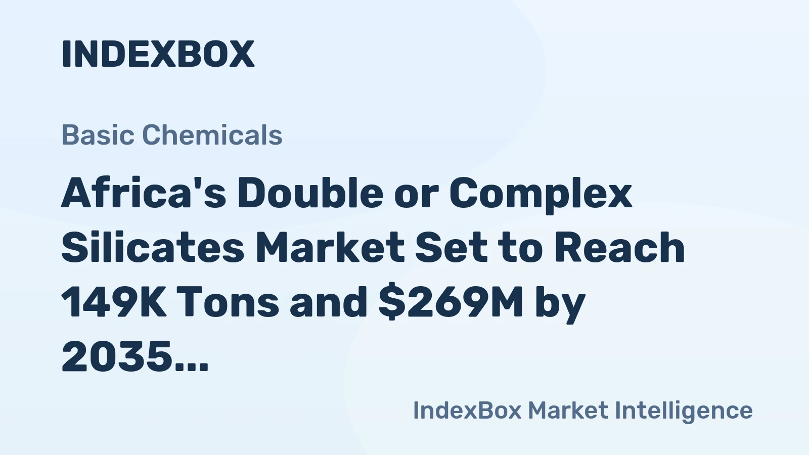 Africa's Double or Complex Silicates Market Set to Reach 149K Tons and $269M by 2035