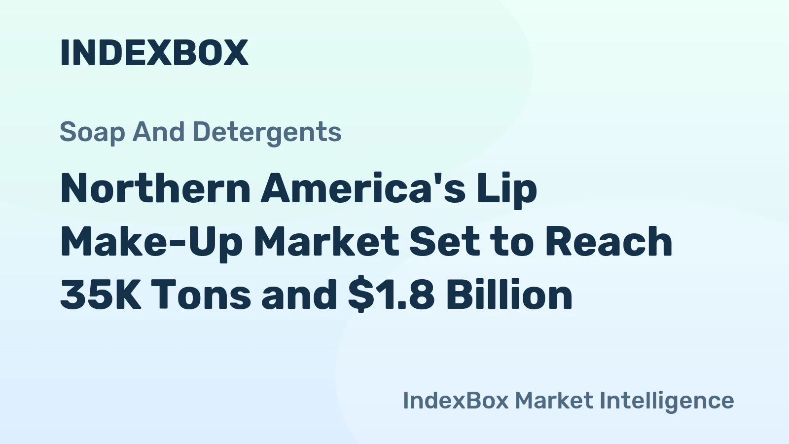 Northern America's Lip Make-Up Market Set to Reach 35K Tons and $1.8 Billion