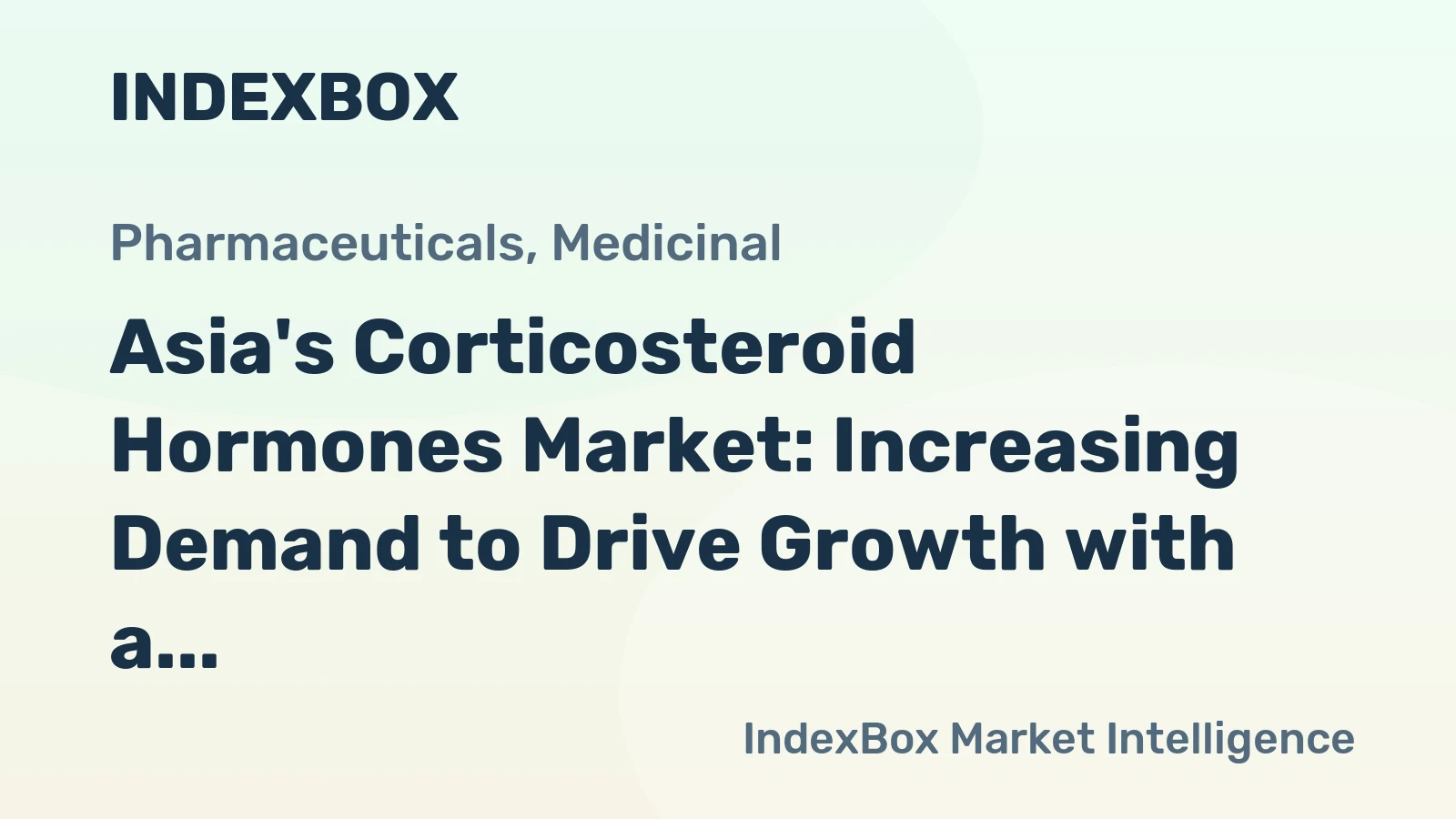 Asia's Corticosteroid Hormones Market: Increasing Demand to Drive Growth with a Forecasted Market Volume of 141K Tons and Value of $16.2B by 2035