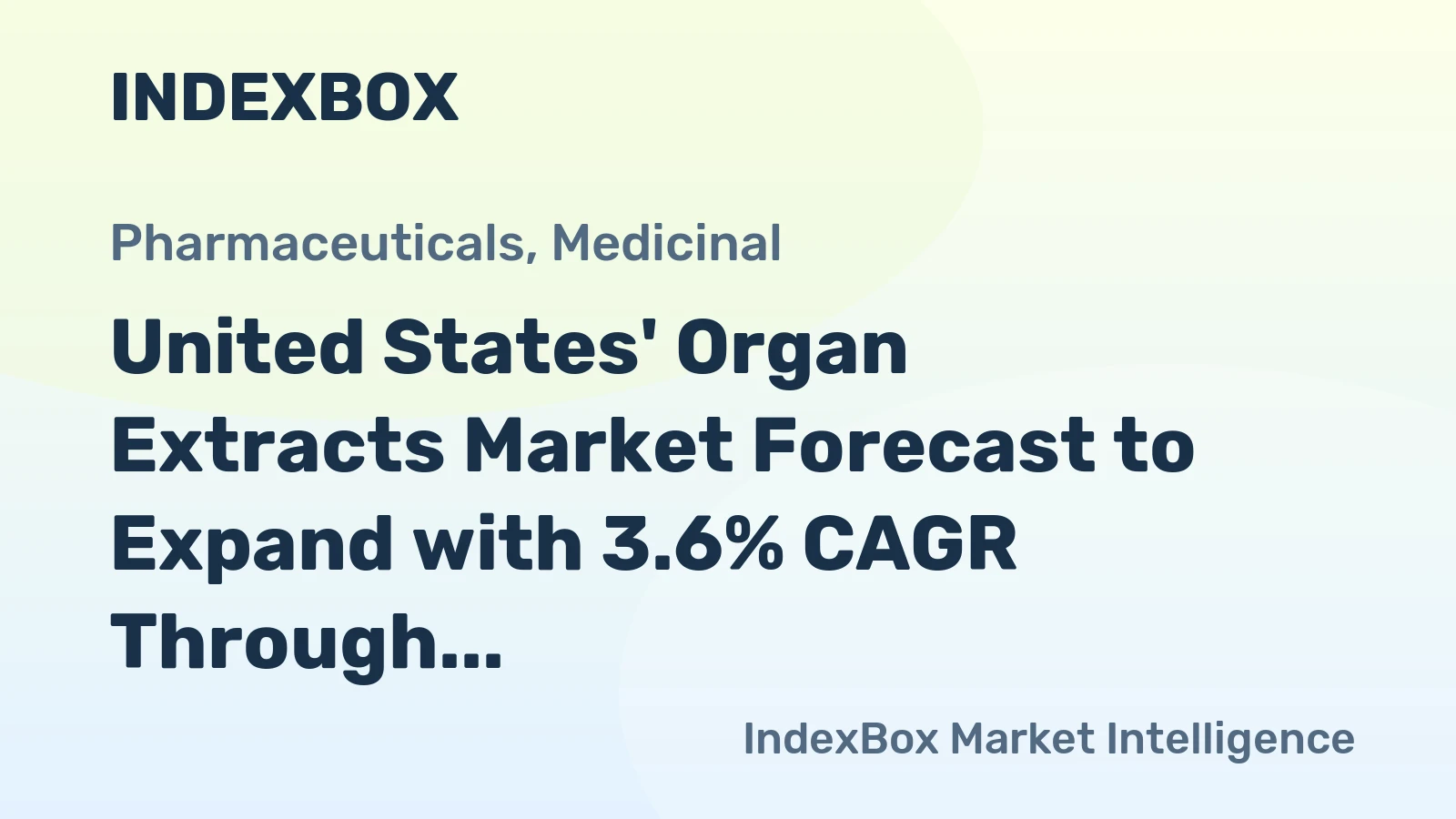 United States' Organ Extracts Market Forecast to Expand with 3.6% CAGR Through 2035