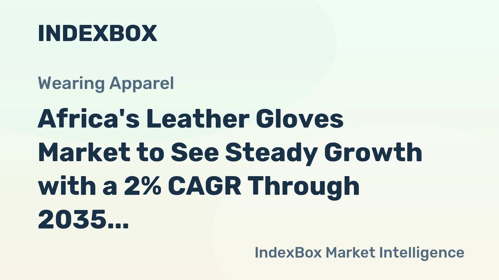 Africa's Leather Gloves Market to See Steady Growth with a 2% CAGR Through 2035