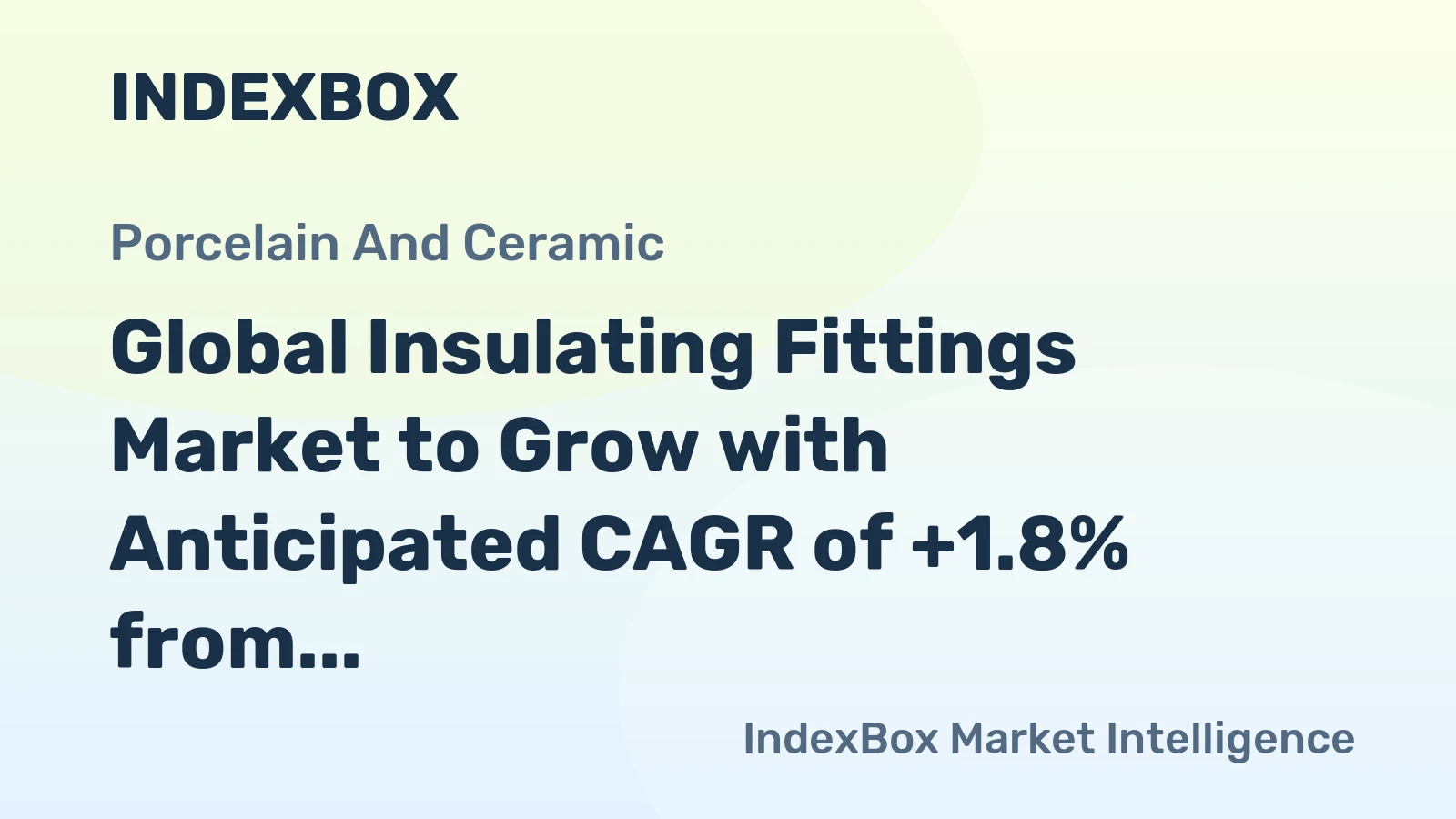 Global Insulating Fittings Market to Grow with Anticipated CAGR of +1.8% from 2024-2035