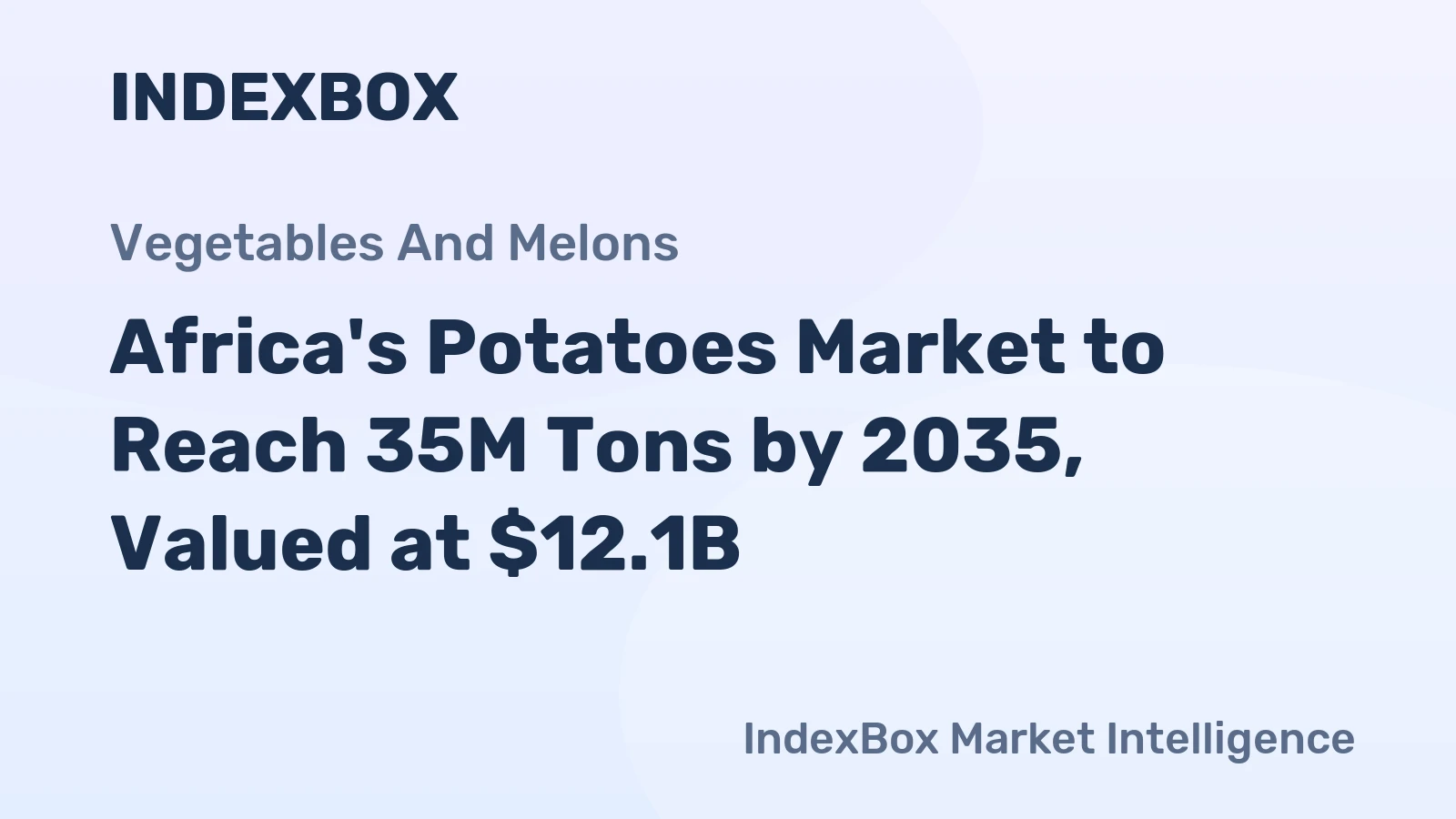 Africa's Potatoes Market to Reach 35M Tons by 2035, Valued at $12.1B