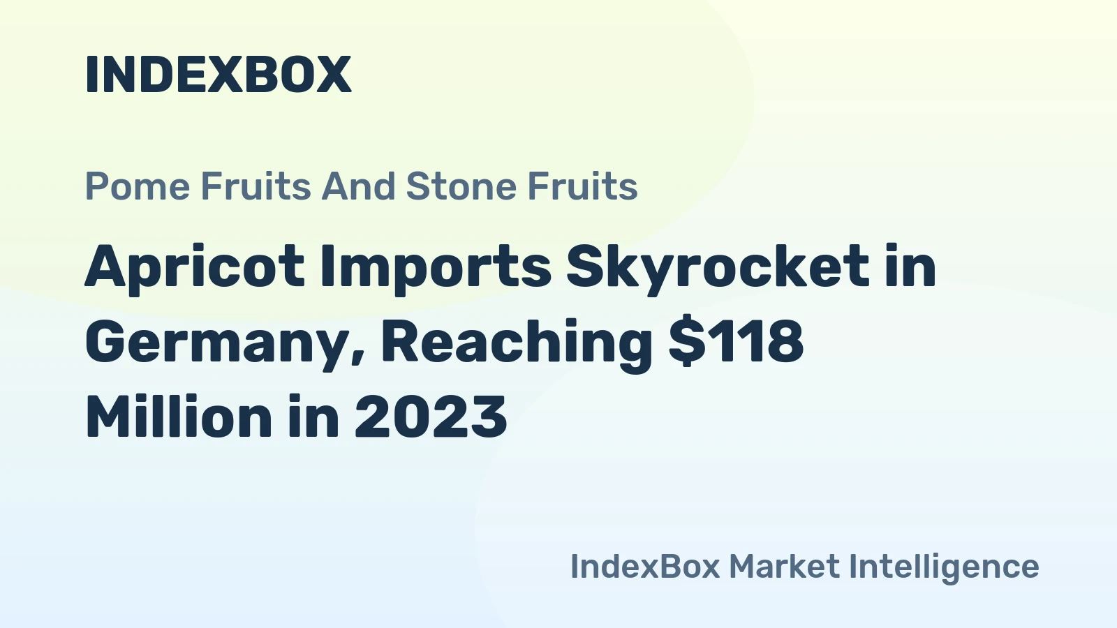 Apricot Imports Skyrocket in Germany, Reaching $118 Million in 2023