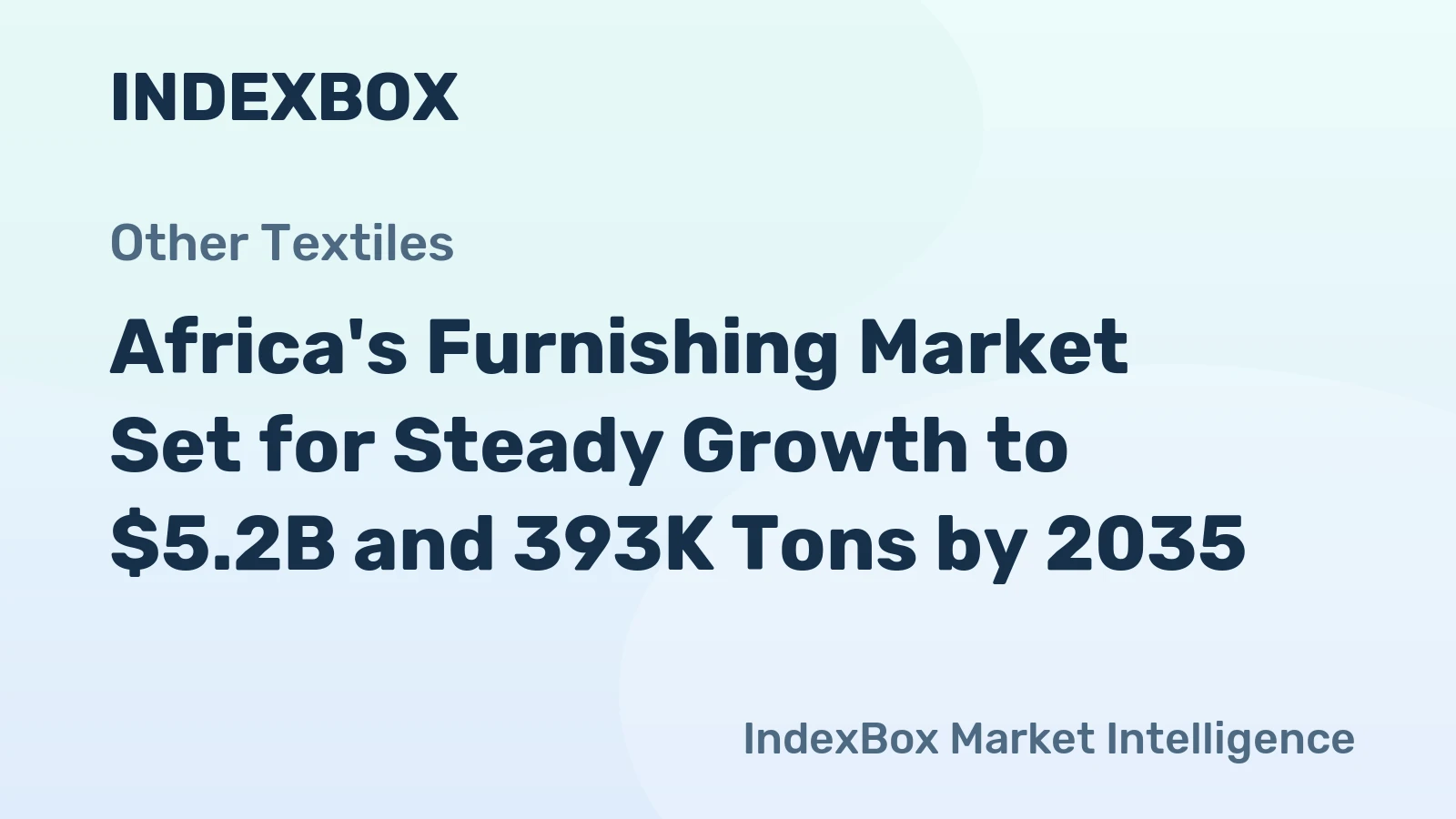 Africa's Furnishing Market Set for Steady Growth to $5.2B and 393K Tons by 2035