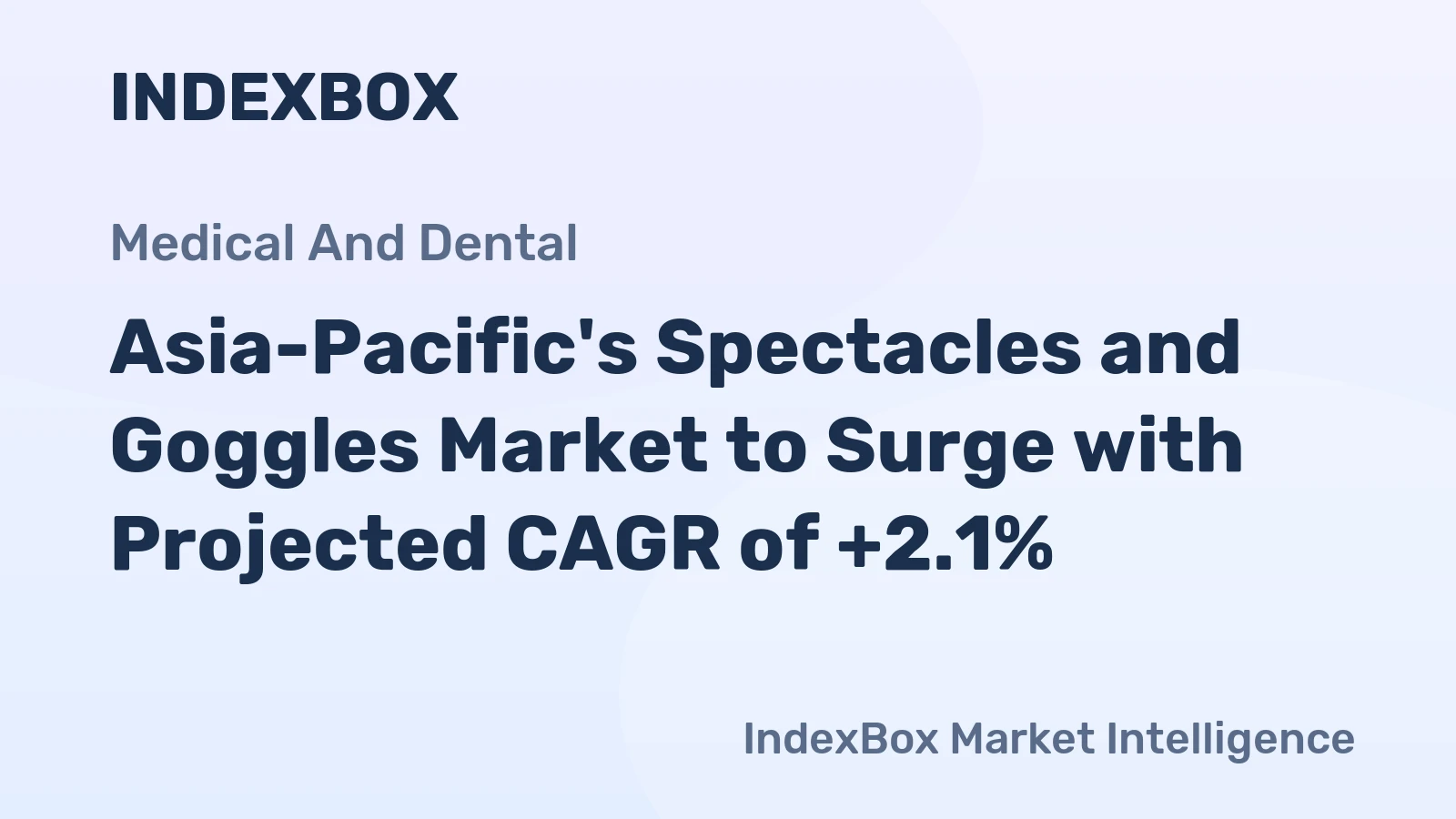 Asia-Pacific's Spectacles and Goggles Market to Surge with Projected CAGR of +2.1%