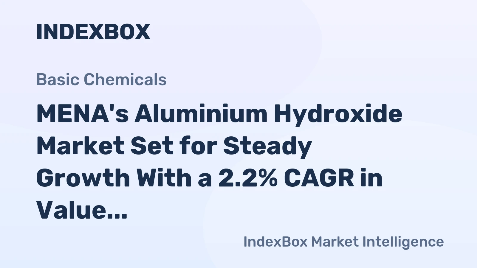 MENA's Aluminium Hydroxide Market Set for Steady Growth With a 2.2% CAGR in Value Through 2035