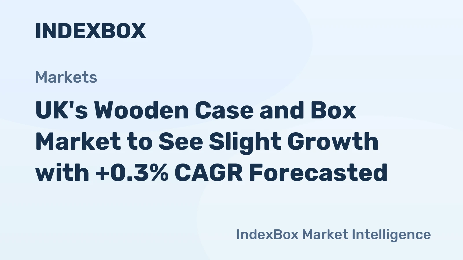 UK's Wooden Case and Box Market to See Slight Growth with +0.3% CAGR Forecasted